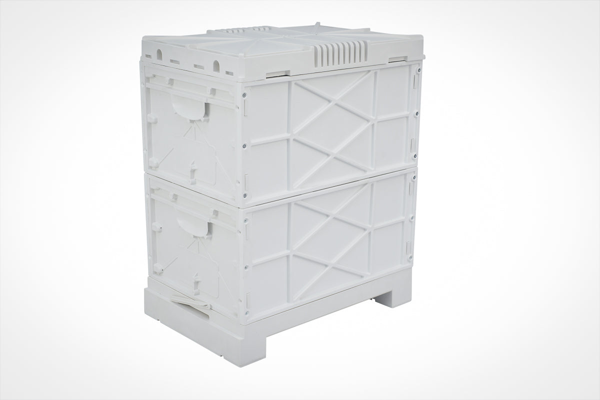 Nuplas Double Hive Set with Sliding Beetle Trap - 10 frame Assembled ...